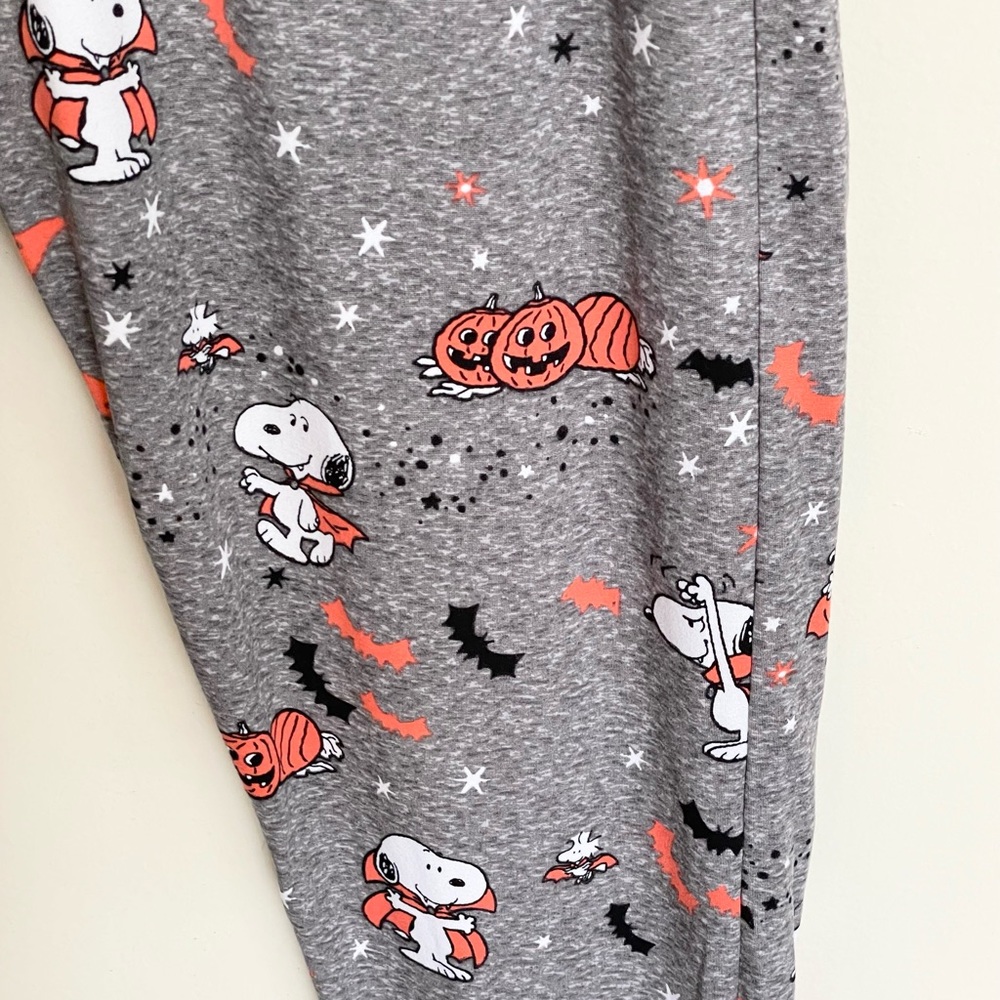New Munki Munki Peanuts Halloween Snoopy Gray Pajama … - Gem